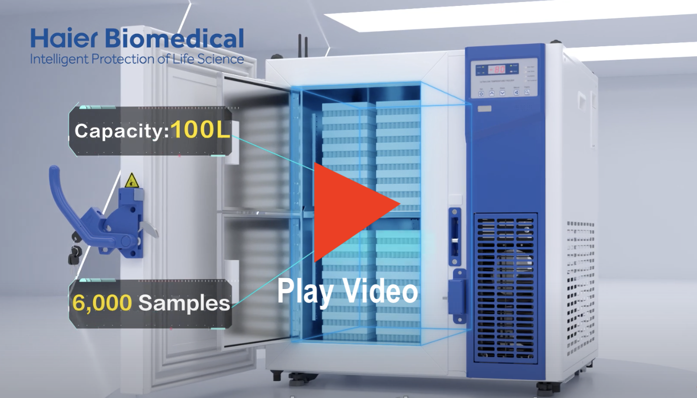 Personal ULT freezer stores up to 6,000 samples.